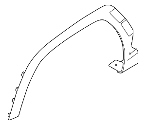 2022-2024 Hyundai Tucson Wheel Opening Molding 87711-N9CA0 ...