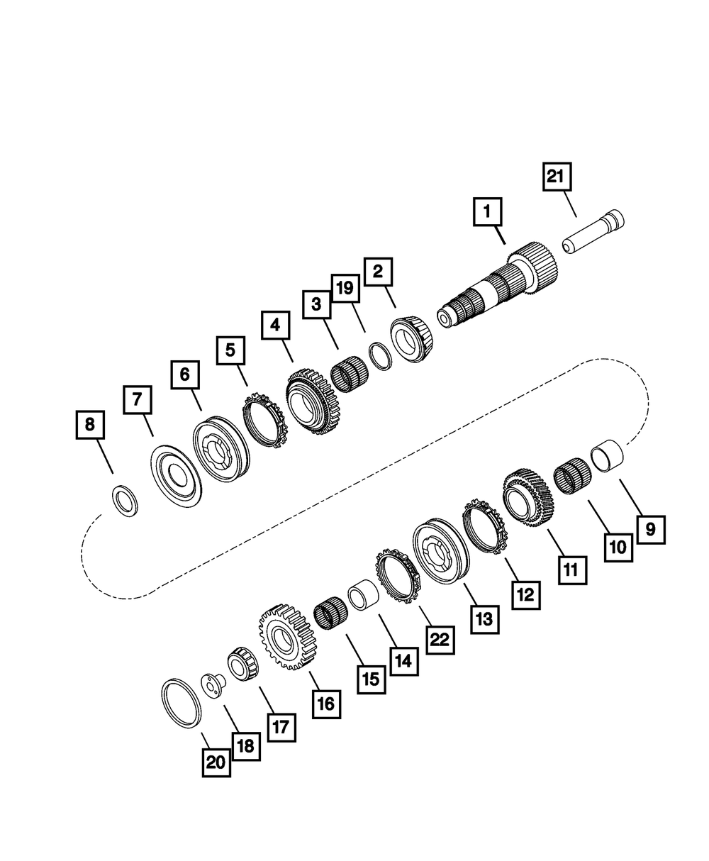 68503863AA - Bearing 2011-2020 Mopar | Bam Wholesale Parts