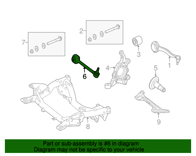 204-330-49-11 - Suspension Control Arm 2008-2011 Mercedes-Benz ...