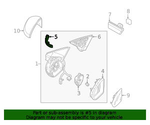 2015-2023 Volkswagen Turn Signal Light Assembly 5GM-949-102 ...