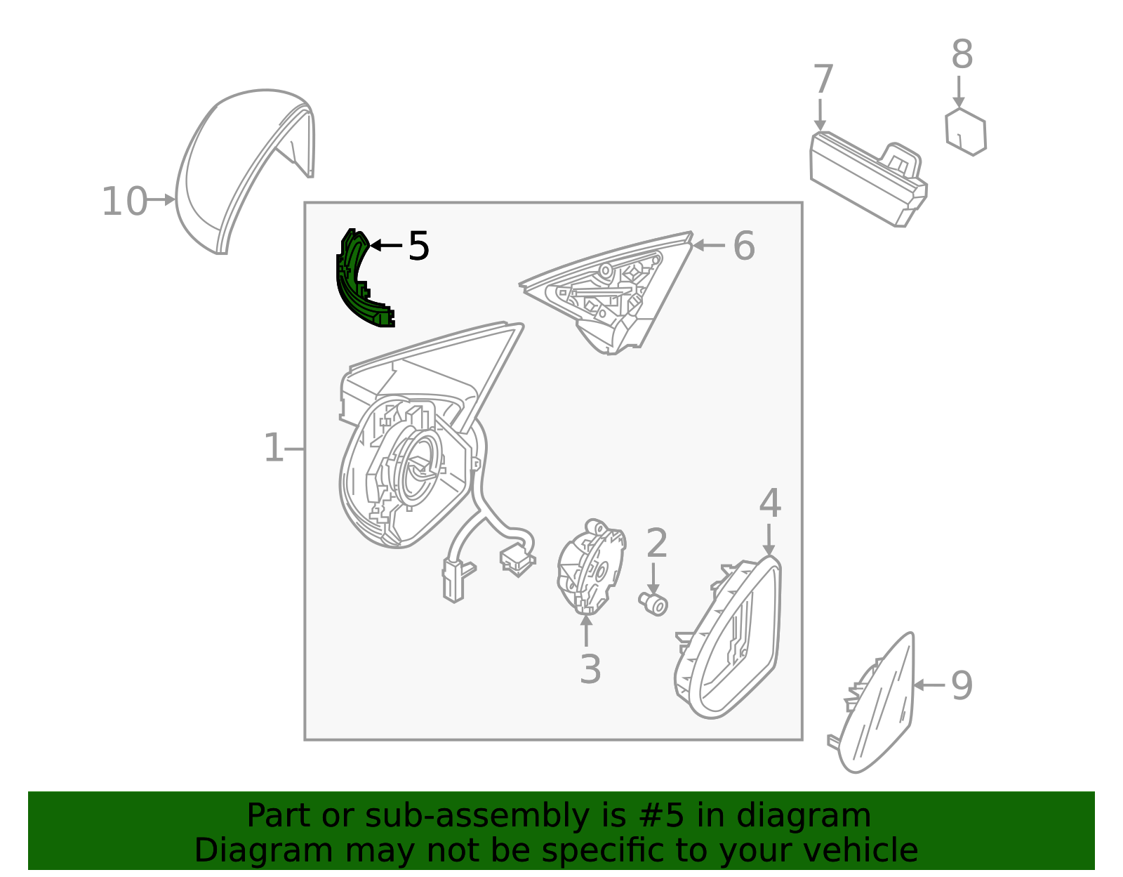 2015-2025 Volkswagen Signal Lamp 5GM-949-101 | OEM Parts Online