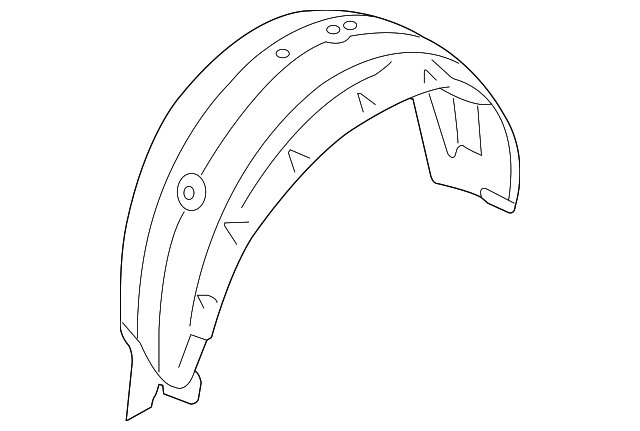 59122AN03B - Wheelhouse Liner - 2020-2023 Subaru Outback | Subaru Parts ...