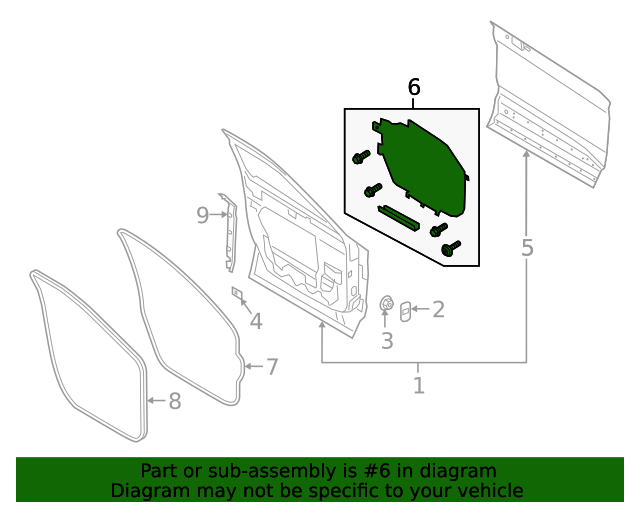 2020-2023 Ford Police Interceptor Utility Insert Panel LB5Z-78201B68-A ...