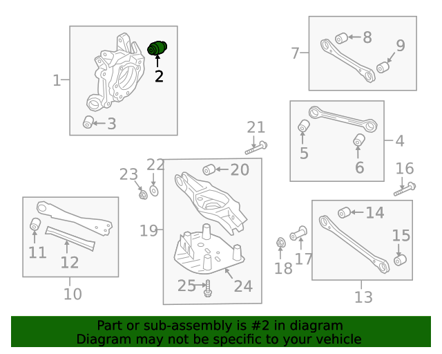 2015-2022 Hyundai Bushing 55130-B1000 | OEM Parts Online
