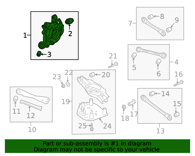 52710-G9000 - Knuckle - 2019-2023 Genesis G70 | World OEM Parts Hyundai