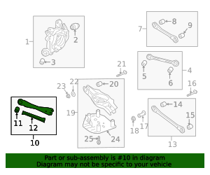 2019-2024 Genesis G70 Arm Assembly Rear Trailing Arm Left-hand 55270 ...