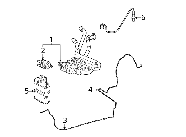 2019-2023 Mercedes-Benz Rear Hose 213-470-10-24 | MB OEM Parts