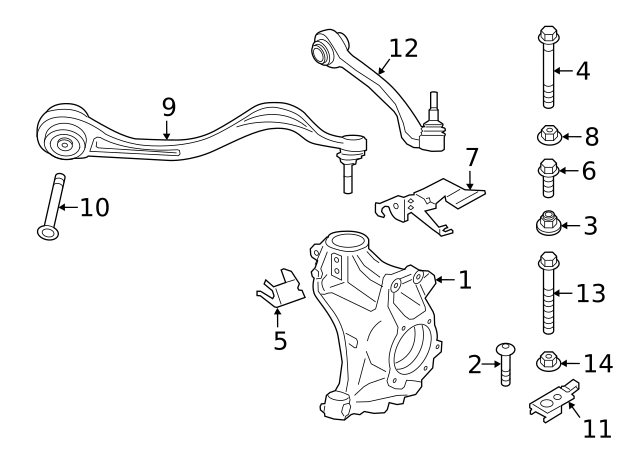 31106878587 - 2019-2020 BMW Z4 Front Control Arm (31-10-6-878-587 ...