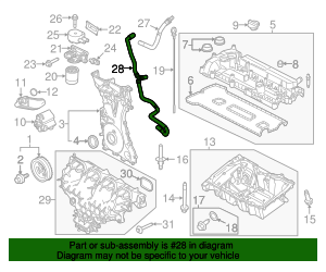 2016-2018 Ford Focus Reservoir Hose G1FZ-8075-A | TascaParts.com