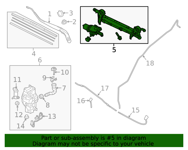 2016-2020 Toyota Motor & Linkage 85010-WB002 | Toyota Parts Center
