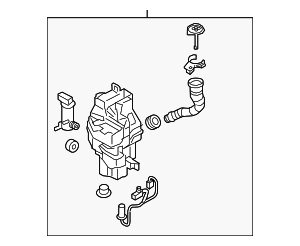 2016-2020 Toyota Washer Jar & Pump Assembly 85310-WB003 | Toyota Parts ...