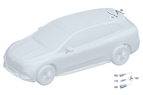 Rear Window Washer System for 2024 Mercedes-Benz EQS 450 SUV | Mercedes ...
