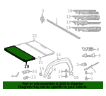 64901-09020 - Tonneau Cover - 2016-2023 Toyota Tacoma | OEM Genuine ...