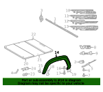 75873-04090 - Fender Flare (Right) 2016-2023 Toyota Tacoma | Longo ...