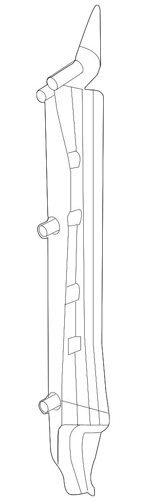 2011-2017 Volkswagen Touareg End Plate 7P6-821-112-B | VW Direct Parts