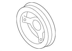Genuine Crankshaft Pulley for 12697768 | Over 30% Off All Genuine Saab ...