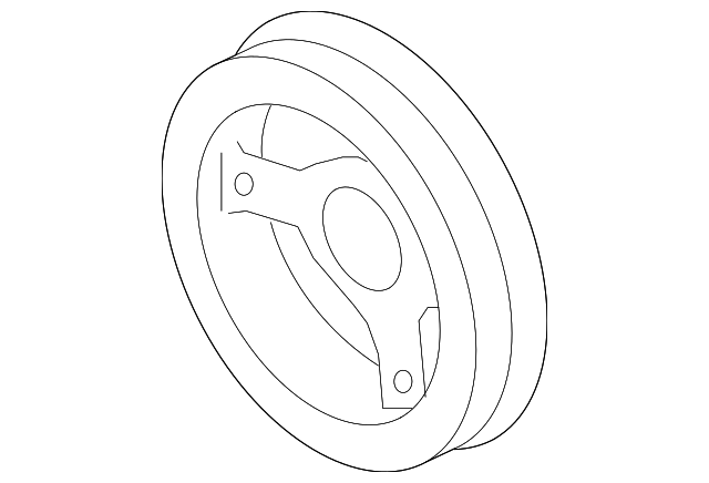 Genuine Crankshaft Pulley for 12697768 | Over 30% Off All Genuine Saab ...