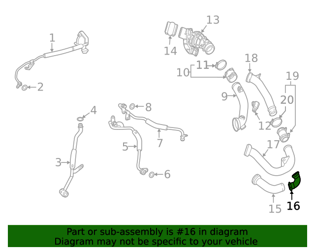 256-098-00-00 - Lower Pipe 2019-2023 Mercedes-Benz | Mercedes-Benz USA ...