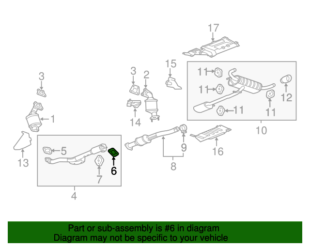 22741672 - OEM GM Center Pipe Gasket | GMPartsCenter.net