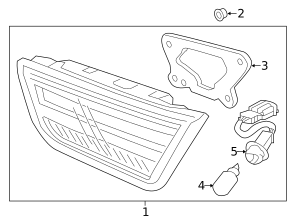 2016-2018 Kia Optima Backup Lamp Assembly 92403 D4230 | OEM Parts Online