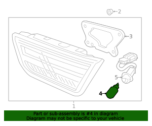 18643-18004N - Bulb 1994-2025 Kia | Kia.Parts Store