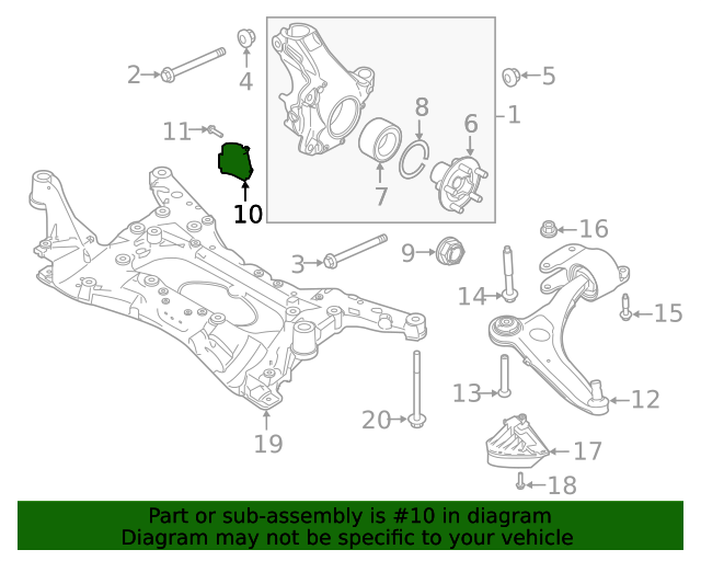 2020 Land Rover Range Rover Evoque Cooling Duct LR129403 | OEM Parts Online