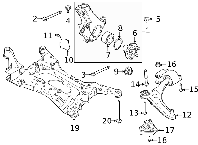 2020 Land Rover Range Rover Evoque Cooling Duct LR129403 | OEM Parts Online