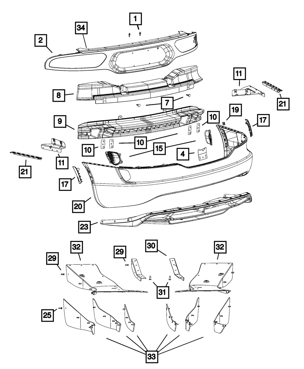 2016-2017 Dodge Viper Rear Diffuser Bracket, Right 68289864AB | Canada ...
