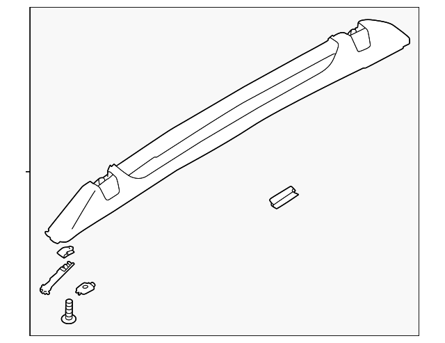 91151AN05A - Roof Rail - 2022-2023 Subaru Outback | Subaru Parts Exchange