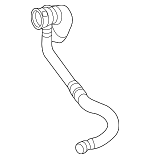 166-500-40-75 - Upper Hose 2012-2013 Mercedes-Benz | Mercedes-Benz USA ...