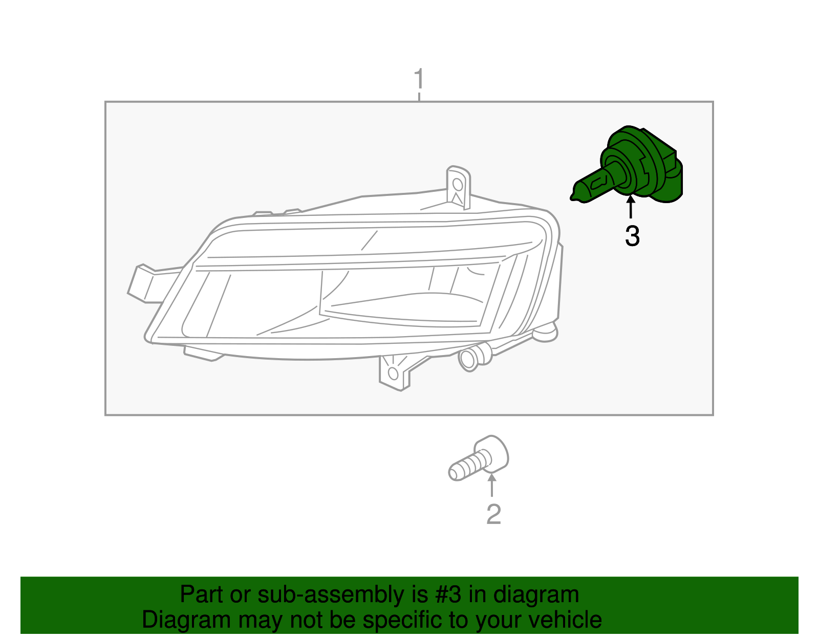 N-105-297-01 - Fog Lamp Bulb 2004-2024 Volkswagen | Volkswagen Parts ...