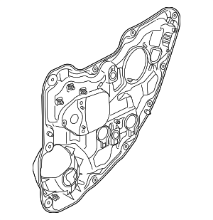 68227457AB - Carrier Plate Panel Left - 2014-2020 Jeep Cherokee | Mopar ...