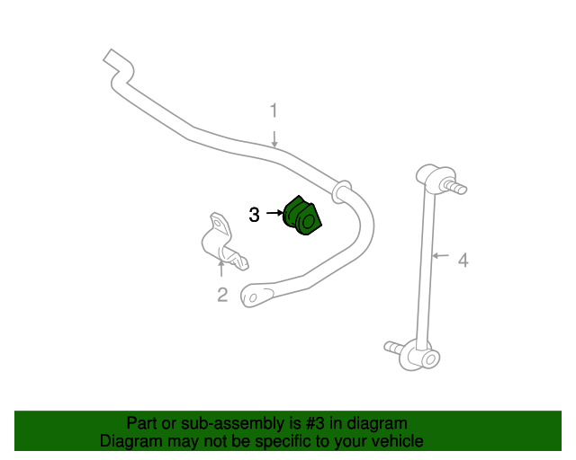 48818-06090 - Stabilizer Bar Bushing 1997-2009 Lexus | Longo Lexus Parts