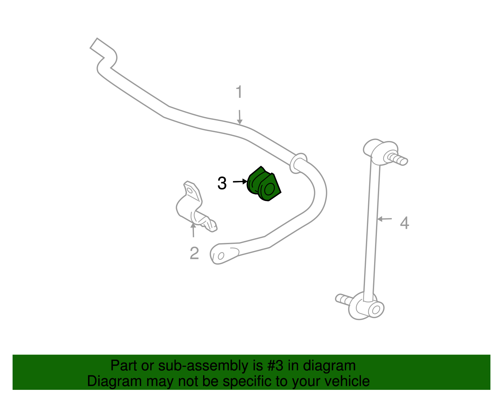 48818-48021 - Suspension Stabilizer Bar Bushing - 2004-2009 Lexus | My ...