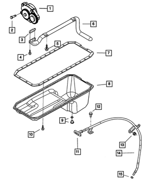 2003-2025 Mopar Oil Pick Up Tube Gasket 5086856AA | Mopar eStore