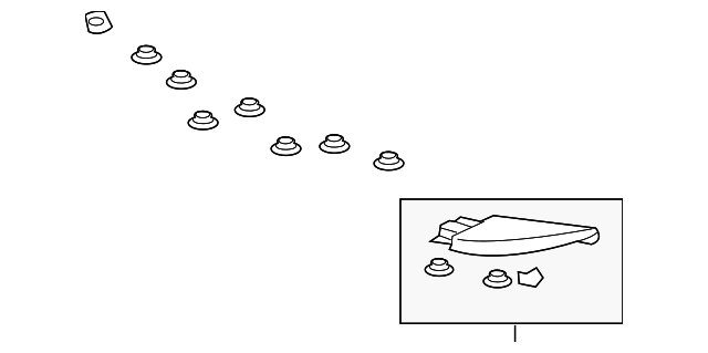 74198-T5R-A00 - Garnish Assembly L Hood - 2015-2020 Honda Fit | Honda ...