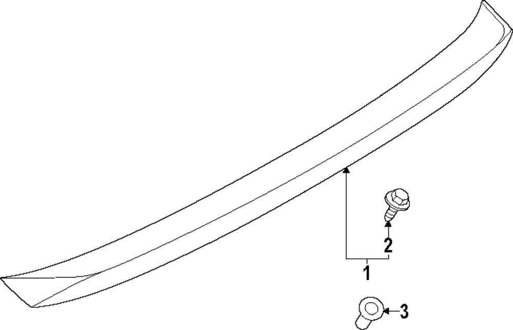 2023-2025 Nissan Z Spoiler 96030-6GP6A | Nissan Parts Central