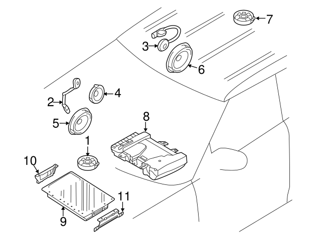 LR093599 - Radio Amplifier 2012-2017 Land Rover | AutoNationParts.com