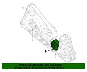 1990-2006 Audi Accessory Drive Belt Idler Pulley 077-903-341 | Audi USA ...