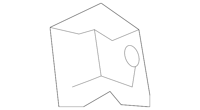 2016-2025 Toyota Hinge Pillar Mount Bracket 53879-02100 | Toyota Parts ...