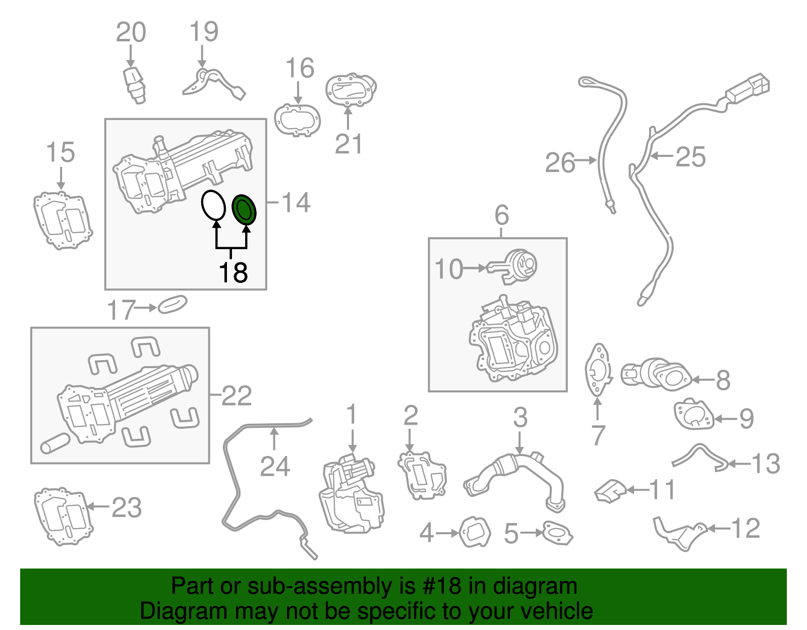 2017-2024 Ford Housing O-Ring HC3Z-8527-A | OEM Parts Online