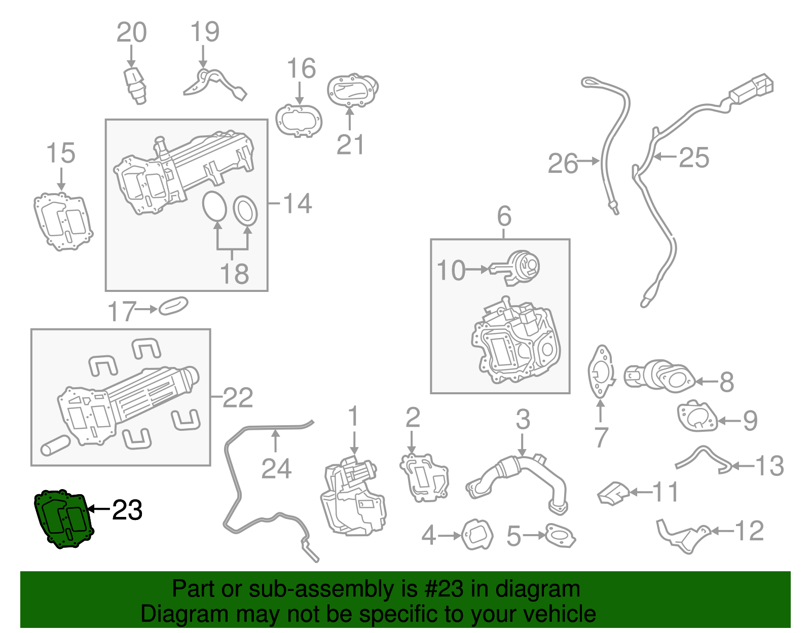 2017-2024 Ford Cooler Gasket DC3Z-9E464-A | OEM Parts Online