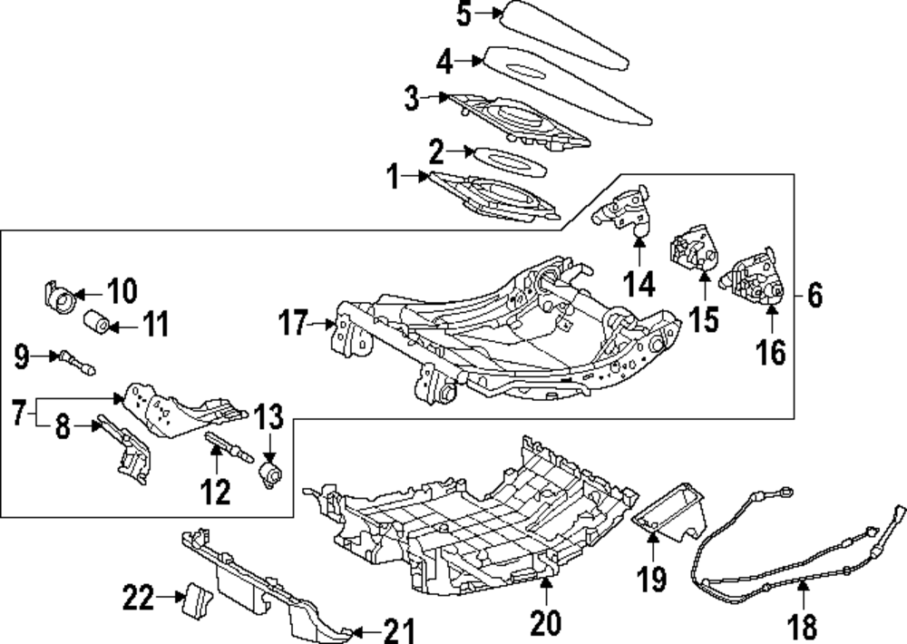2023-2025 Toyota Sequoia Hinge Assembly 71301-0C070 | Toyota Parts Center