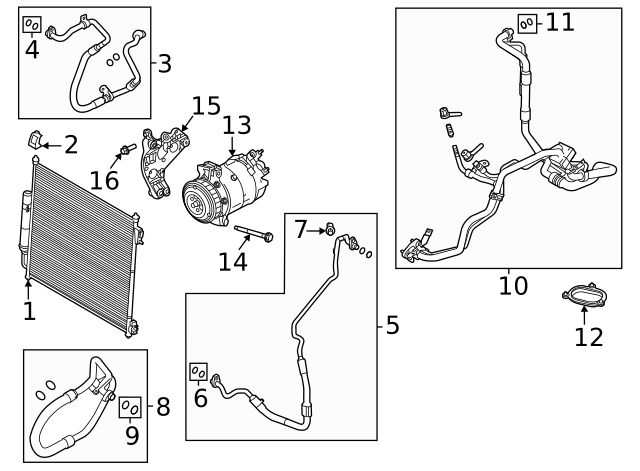 Genuine A/C Compressor for 2021-2024 Land Rover | Land Rover Part ...
