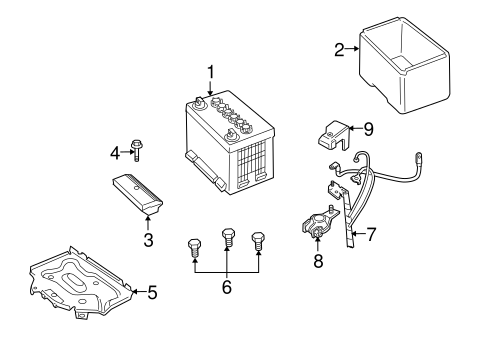 Battery for 2006 Pontiac GTO | GMPartsDirect.com