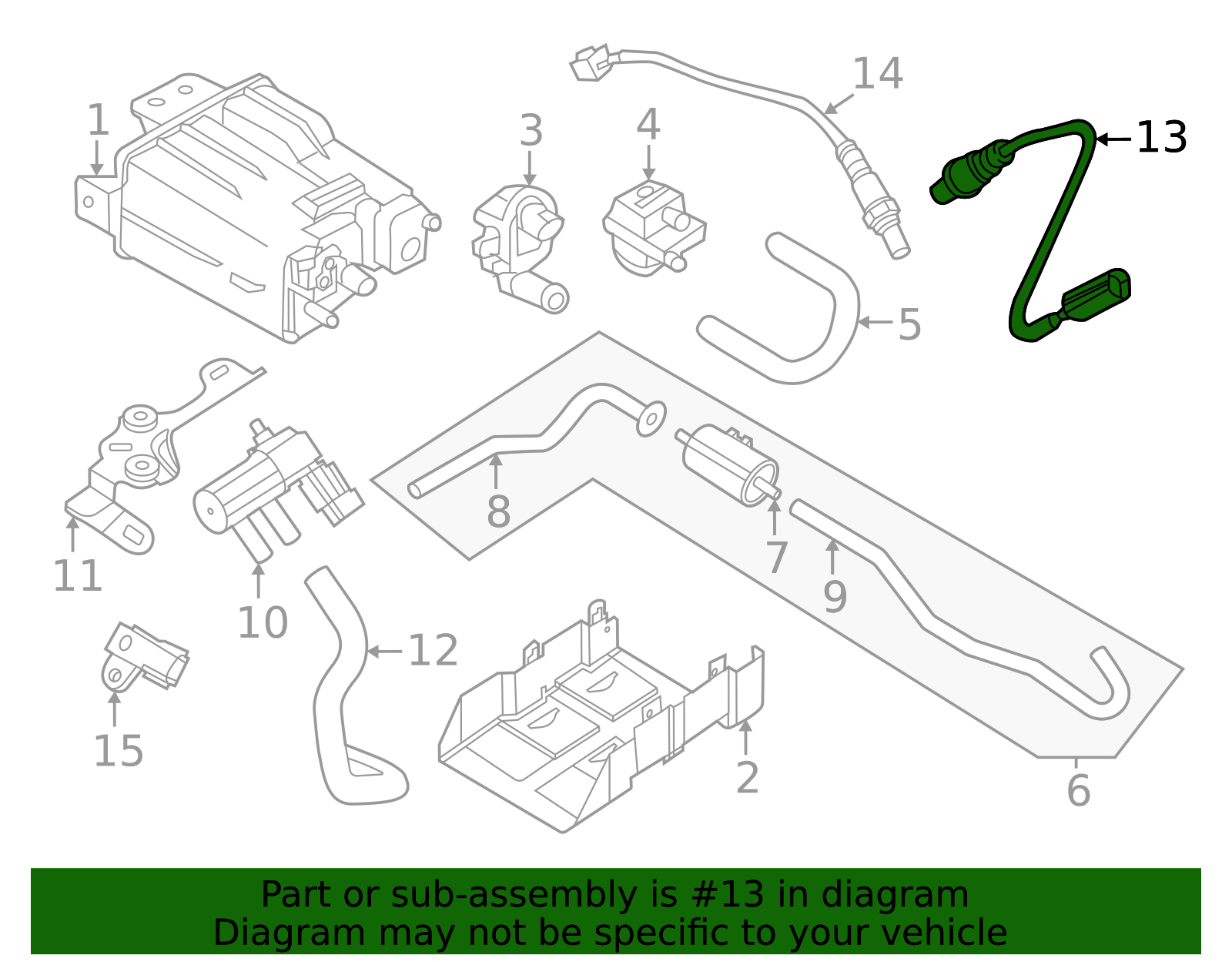 2020-2025 Nissan Sentra Oxygen Sensor 22693-6LB0A | TascaParts.com