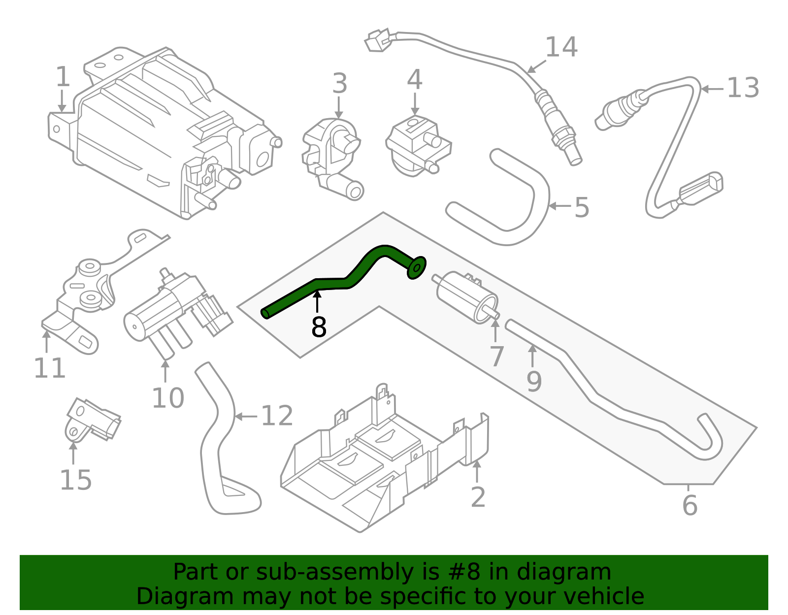 14912-6LB0C - Vacuum Hose 2020-2024 Nissan Sentra | Nissan Parts ...