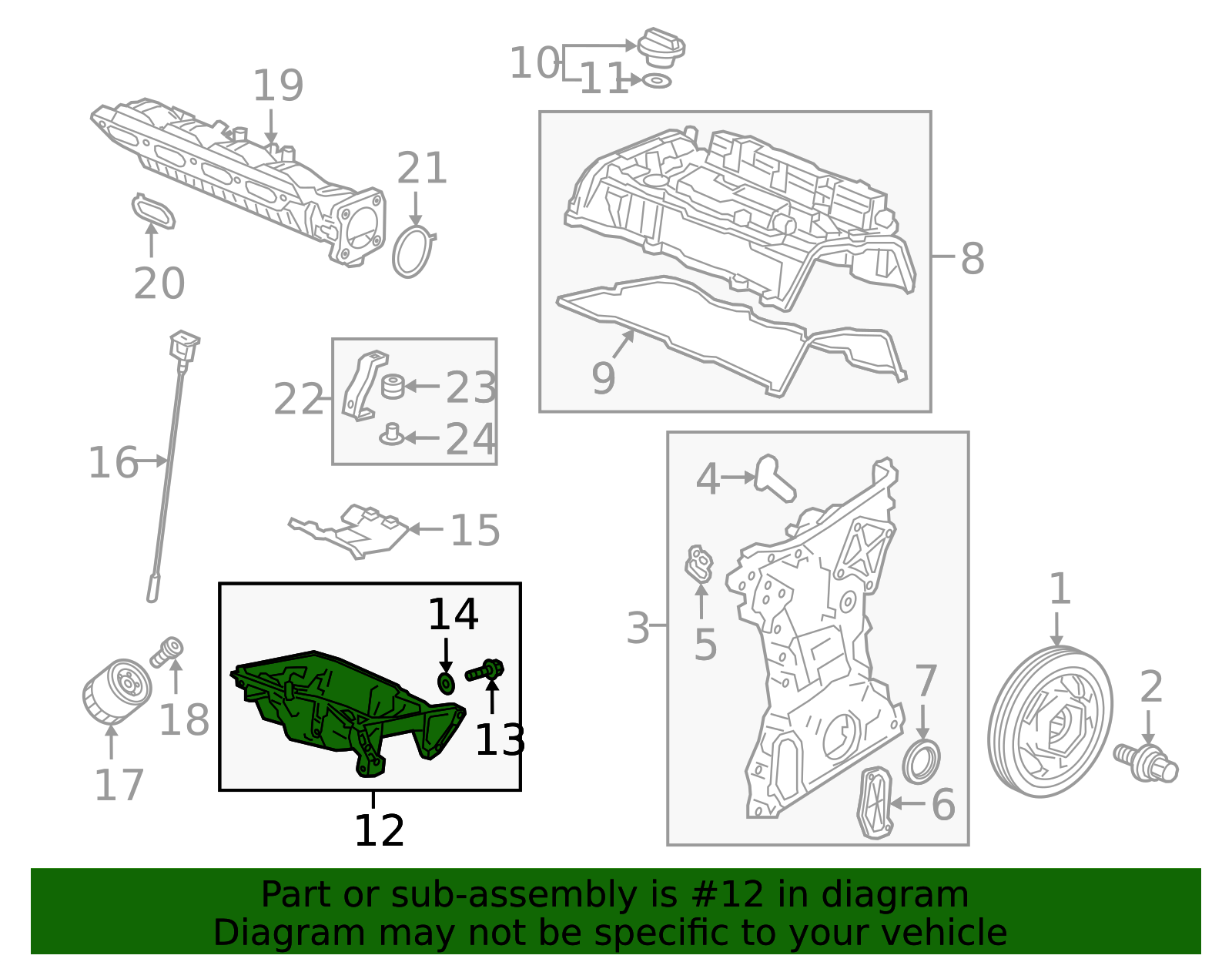 11200-5BF-A00 - Oil Pan 2017-2024 Honda Civic | Honda Parts Online