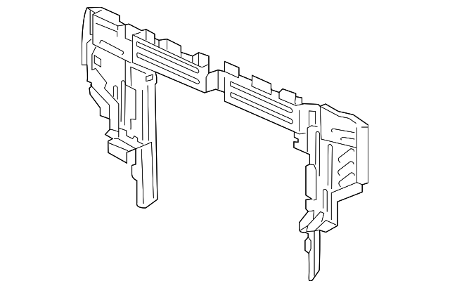 2017-2019 GMC Acadia Radiator Air Upper Baffle 84728317 | TascaParts.com