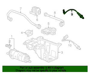 2017-2020 GM Heated Oxygen Sensor 12669969 GM | GMPartsDirect.com